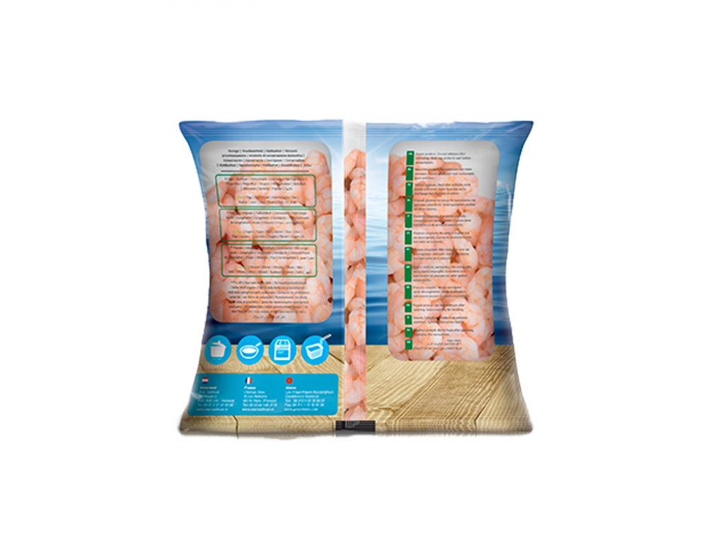 Crevettes roses décortiquées Greentable 600g | Amanbox