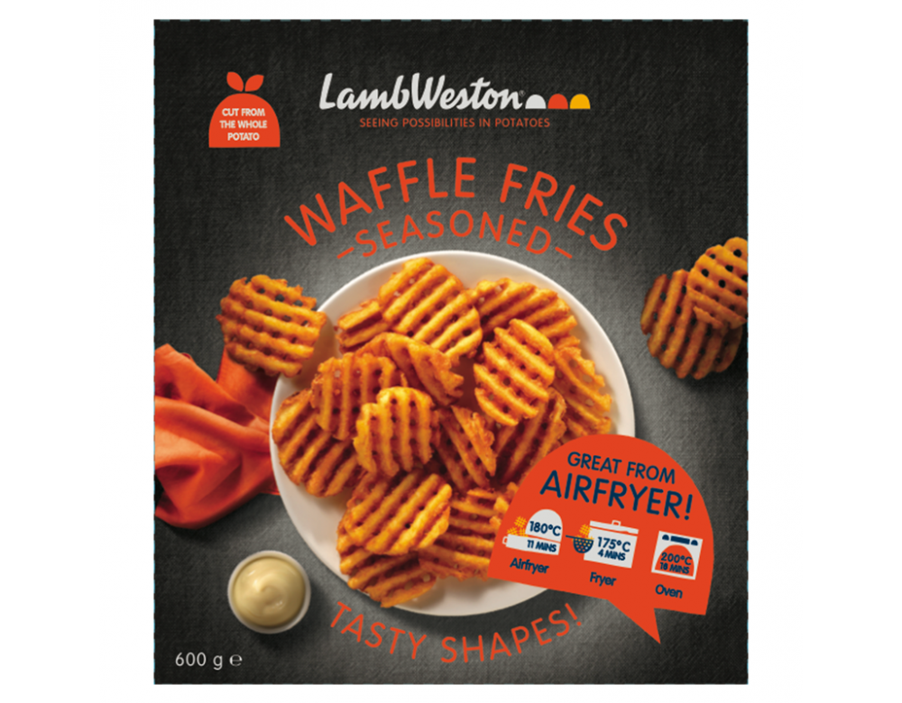 Waffles fries Lambweston 600g assaisonées